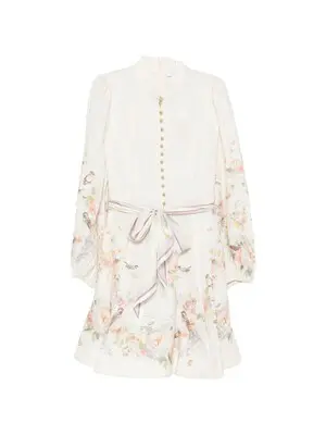 Zimmermann Valiant Linen Mini Dress