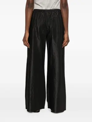THE ROW Gala Silk Trousers - Black