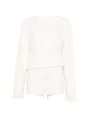 Jacquemus Mistral Short Dress - White