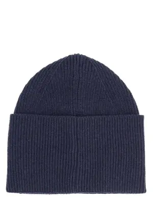 Hugo Ribbed Beanie - Blue