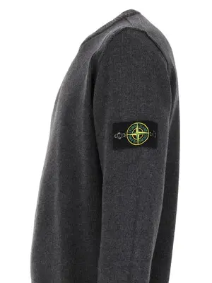 Stone Island Maglia Con Patch Logo