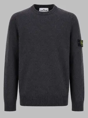 Stone Island Maglia Con Patch Logo