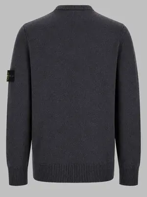 Stone Island Maglia Con Patch Logo