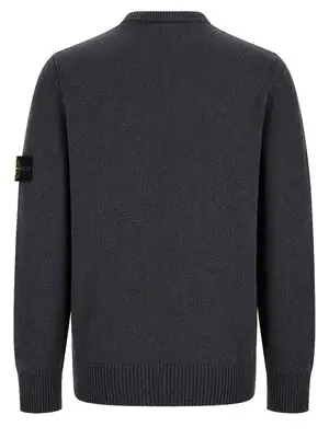 Stone Island Maglia Con Patch Logo