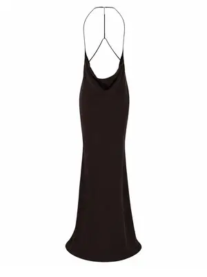 TOM FORD Abito Lungo In Satin Di Seta
