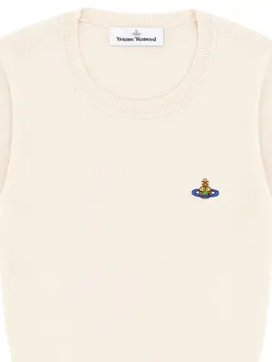 VIVIENNE WESTWOOD Top In Maglia "bea" Con Logo