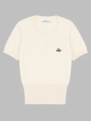 VIVIENNE WESTWOOD Top In Maglia "bea" Con Logo