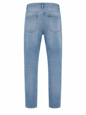 LARDINI Cotton Denim Trousers