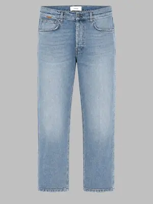 LARDINI Cotton Denim Trousers