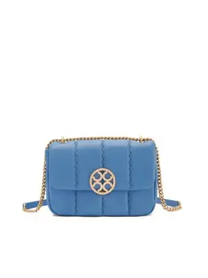 ORANGE CUBE Square Stitch Flap Bag Sky