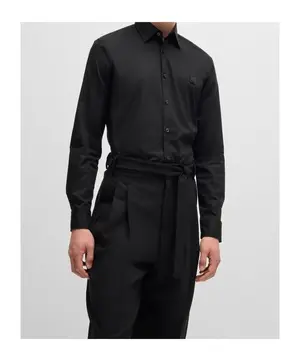 Hugo Boss Logo Patch Slim Fit Shirt