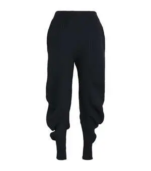 Issey Miyake Found Stone Trousers - Black