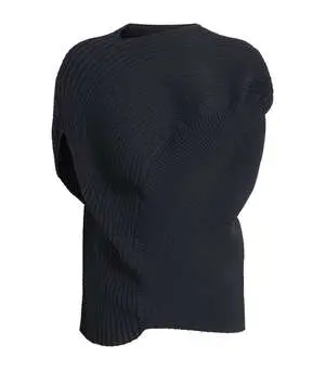 Issey Miyake Found Stone Knitted Top