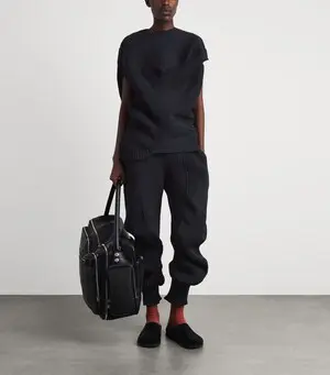 Issey Miyake Found Stone Knitted Top