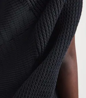 Issey Miyake Found Stone Knitted Top