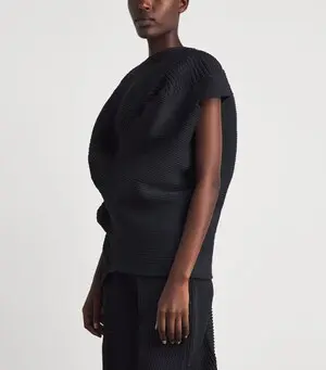 Issey Miyake Found Stone Knitted Top