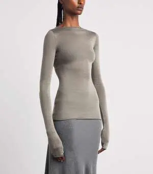 Rick Owens Long-sleeve T-shirt - Grey