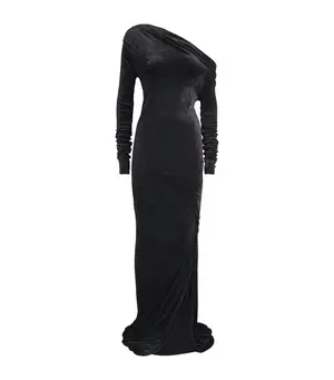 Rick Owens Velvet Shailee Gown - Black