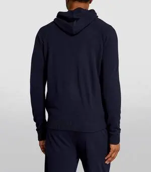 Derek Rose Cashmere Hoodie - Navy