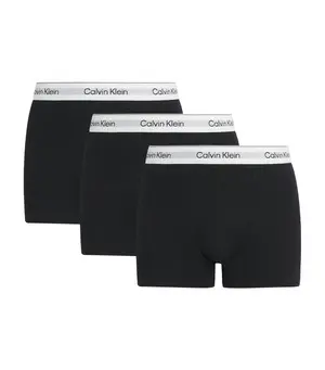 Calvin Klein Cotton Stretch Icon Trunks - Black