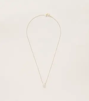 PERSEE Gold And Pear Diamond Necklace