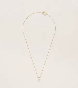 PERSEE Gold And Heart Diamond Necklace