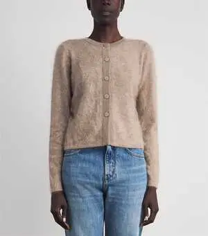 TOCCIN Cashmere Mariah Cardigan - Beige