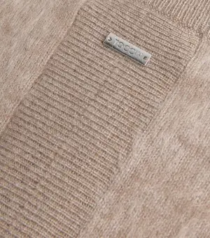 TOCCIN Cashmere Mariah Cardigan - Beige