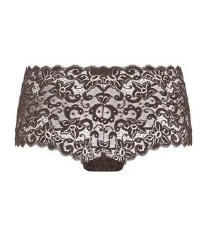 Hanro Lace Moments Maxi Briefs - Brown
