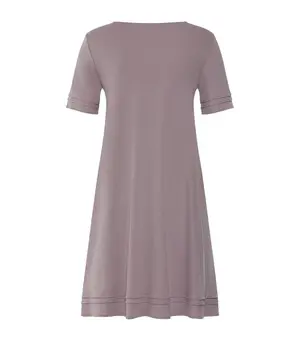 Hanro Cotton Pilar Nightdress - Purple
