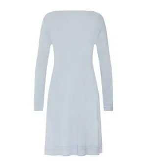 Hanro Cotton Long-sleeve Nightdress