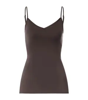 Hanro Cotton Seamless Camisole - Brown