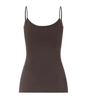 Hanro Cotton Seamless Camisole - Brown