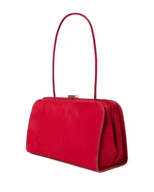 LOEFFLER RANDALL Zella Small Suede Clutch