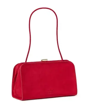 LOEFFLER RANDALL Zella Small Suede Clutch