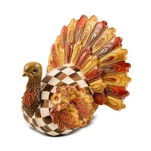 MACKENZIE-CHILDS Harvest Glow Aurora Turkey Figurine - Multi