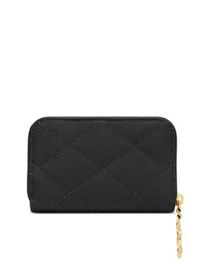 Saint Laurent Cassandre Bijou Change Purse In Grain De Poudre Leather