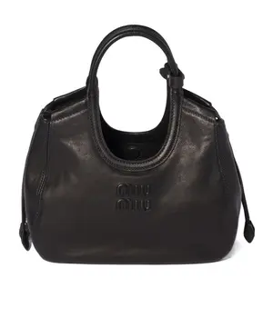 Miu Miu Ivy Nappa Leather Tote Bag