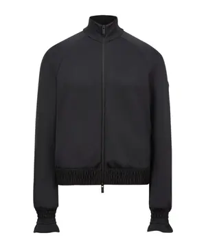 Moncler Logo Patch Zip-up Cardigan