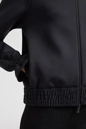 Moncler Logo Patch Zip-up Cardigan