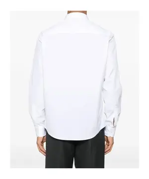 AMI Paris Heart Logo Embroidery Shirt