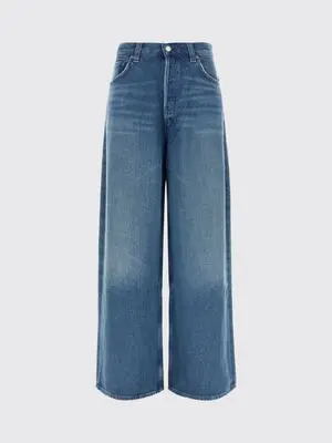 AGOLDE Lyocell Rounded Baggy Mid-rise Jeans - Denim
