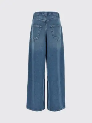 AGOLDE Lyocell Rounded Baggy Mid-rise Jeans - Denim