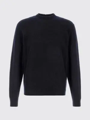 Giorgio Armani Cashmere And Silk Crewneck Jumper - Blue