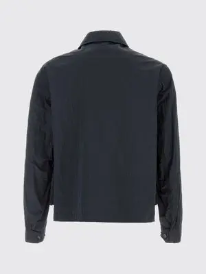 Stone Island Water-repellent Nylon Shirt Jacket With Compass Logo