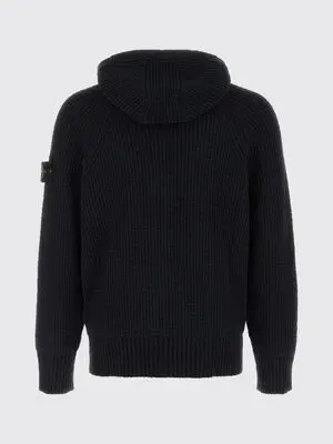 Stone Island Cotton Zip-up Hoodie With Compass Logo