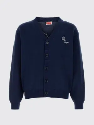 Kenzo Floral Wool And Cotton-blend V-neck Cardigan