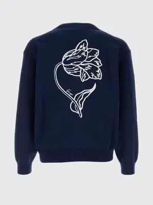 Kenzo Floral Wool And Cotton-blend V-neck Cardigan