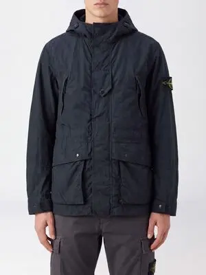 Stone Island Ghost Capsule Nylon Parka With Hood And Monochrome Logo