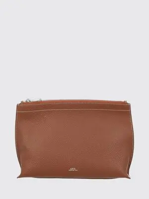 A.p.c. Hammered Calfskin Clutch - Leather